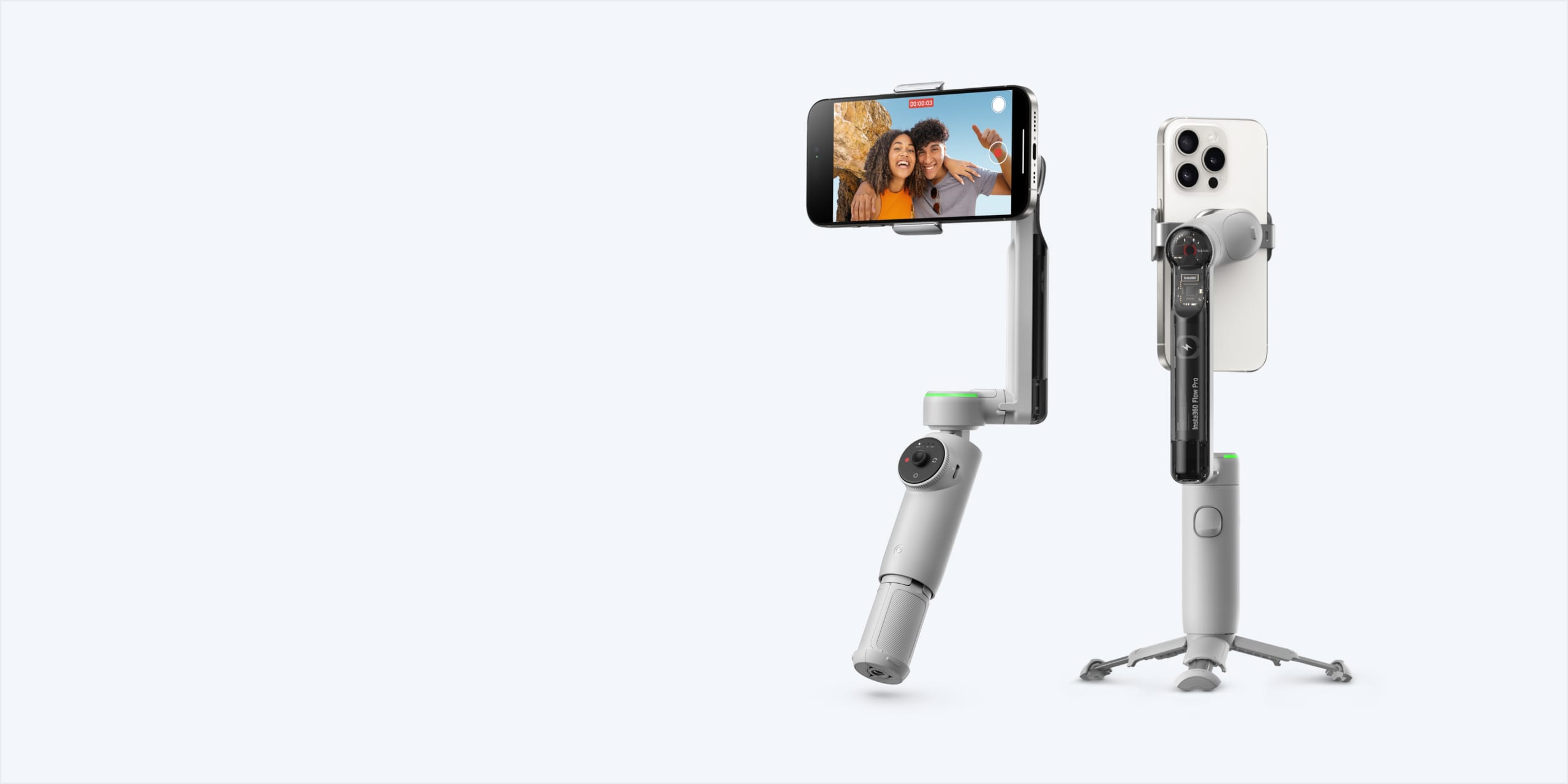 Insta360 Flow & Flow Pro – AI Tracking Smartphone Gimbals